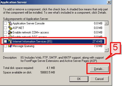 IIS Installation on Windows 2003 Server - Techyv.com